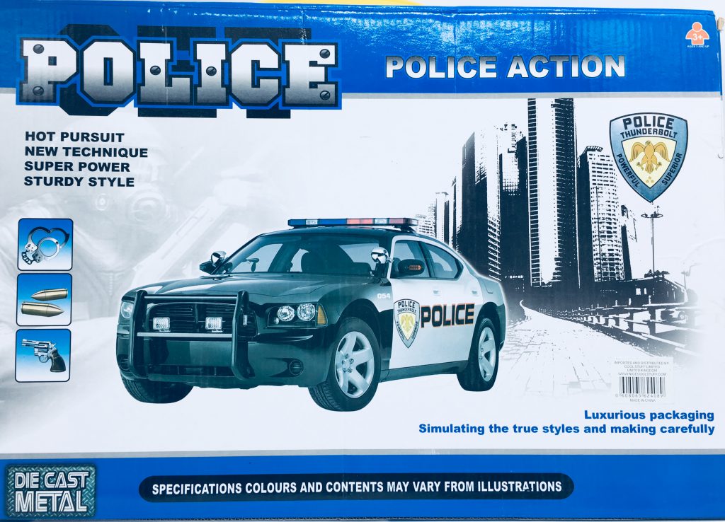 DIE-CAST CAR POLICE CARS SET, FREE-WHEE - Nice Cool Stuff