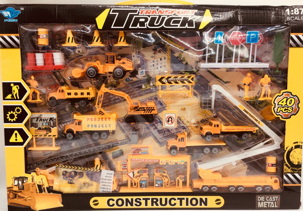 DIE-CAST CAR CONSTRUCTION SET, FREEWHEEL - Nice Cool Stuff